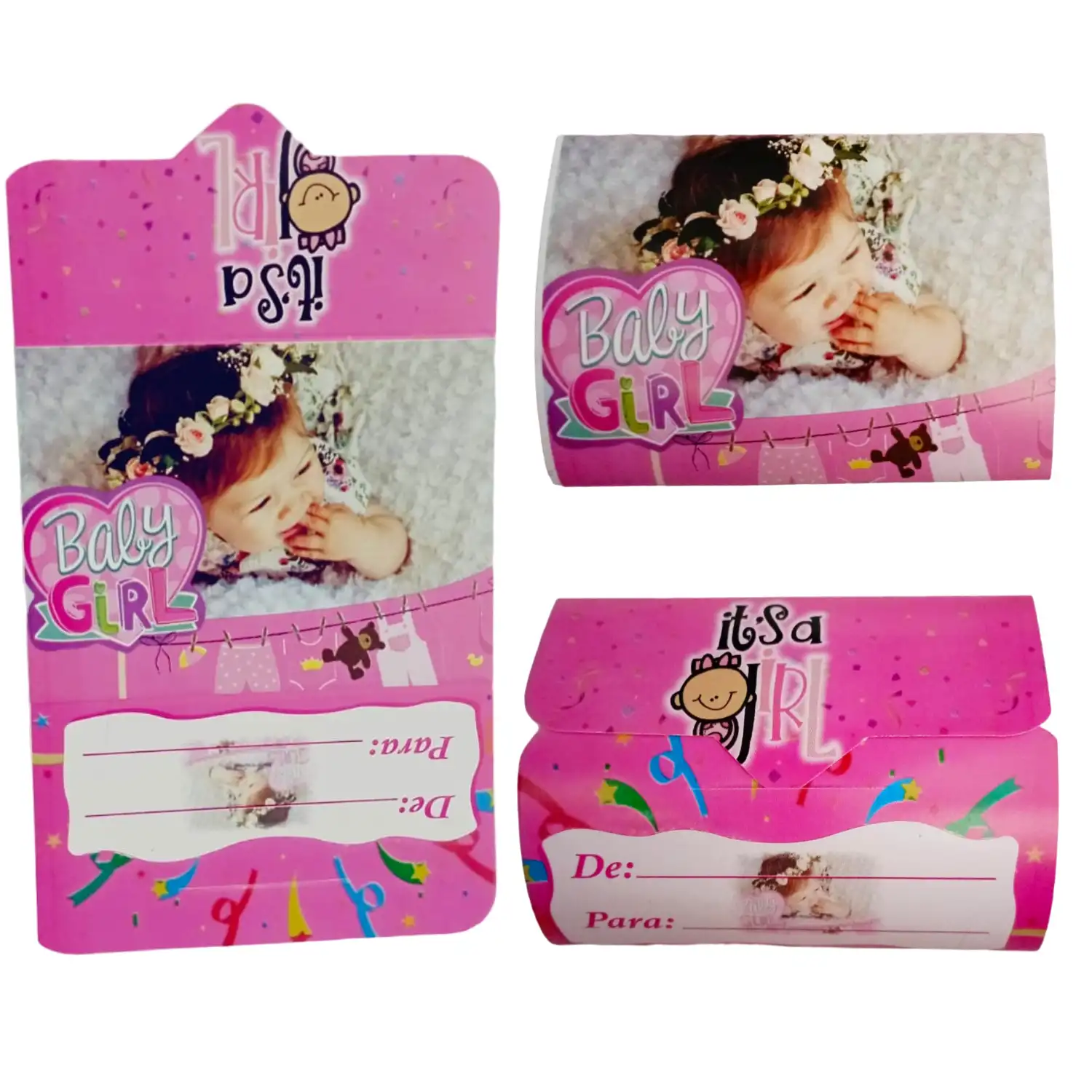 Tarjeta de invitación para cumpleaños de bebe Tarjeta de invitación para cumpleaños de bebe